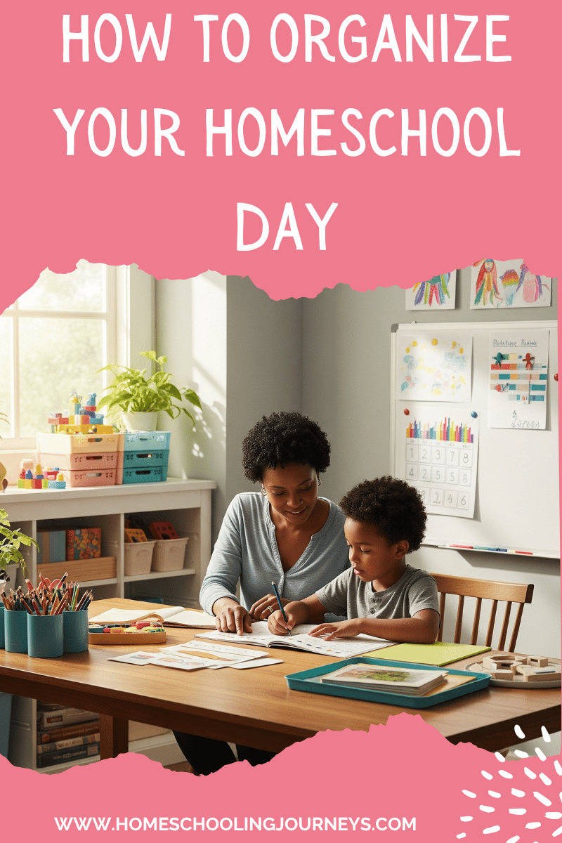 How to Organize Your Homeschool Day - Homeschooling Journeys